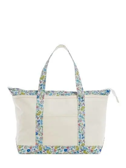 TRVL DESIGN Floral Coated Canvas Midi Tote - Multi