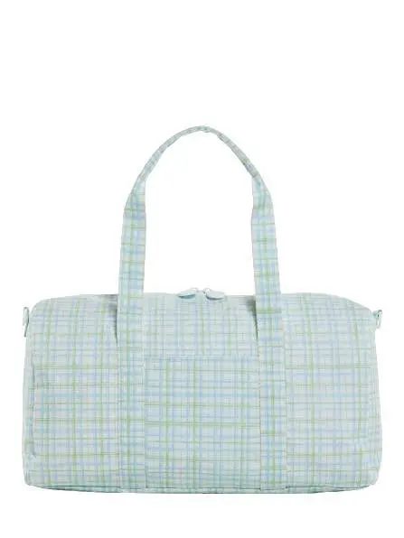 TRVL DESIGN Classic Plaid Duffle - Green