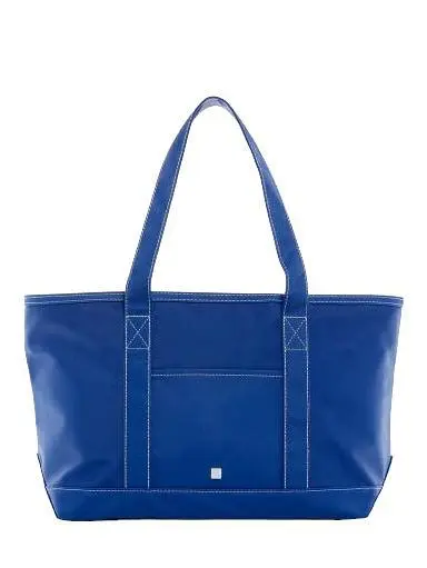 TRVL DESIGN Coated Canvas Midi Tote - Blue