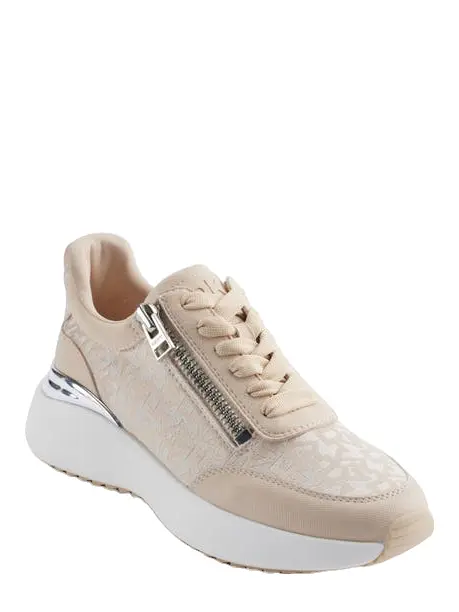 Dkny Zacata Platform Wedge Sneaker - Hemp