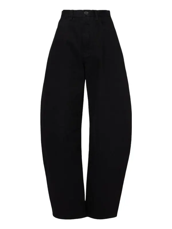 Alaïa Barrel-leg Jeans - Black