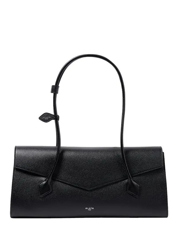 Alaïa Le Teckel Leather Shoulder Bag - Black
