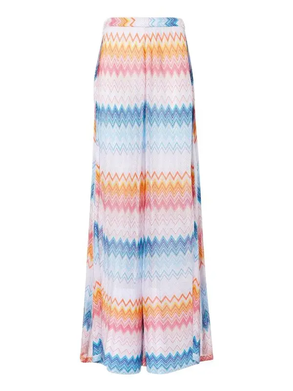 Missoni Zigzag Wide-leg Pants - Multicoloured