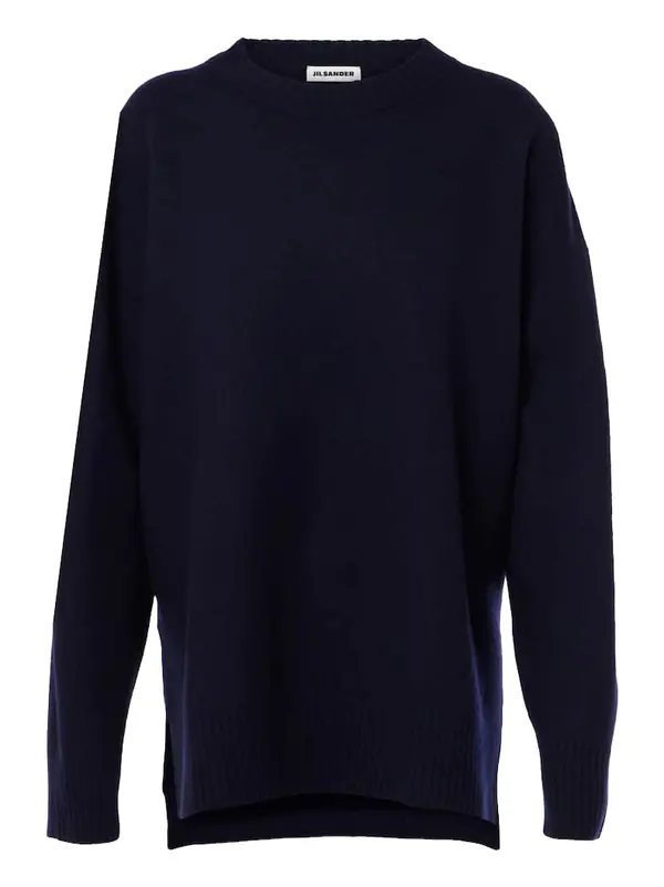 JIL SANDER Wool Sweater - Blue