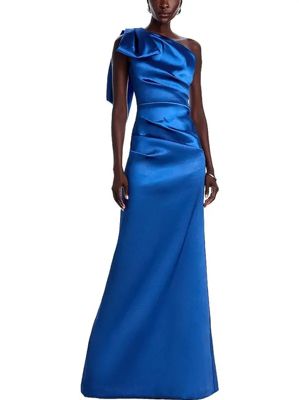 Rickie Freeman For Teri Jon One Shoulder Gown - Royal Blue