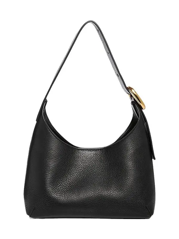 Madewell Puffy Buckle Shoulder Bag - True Black