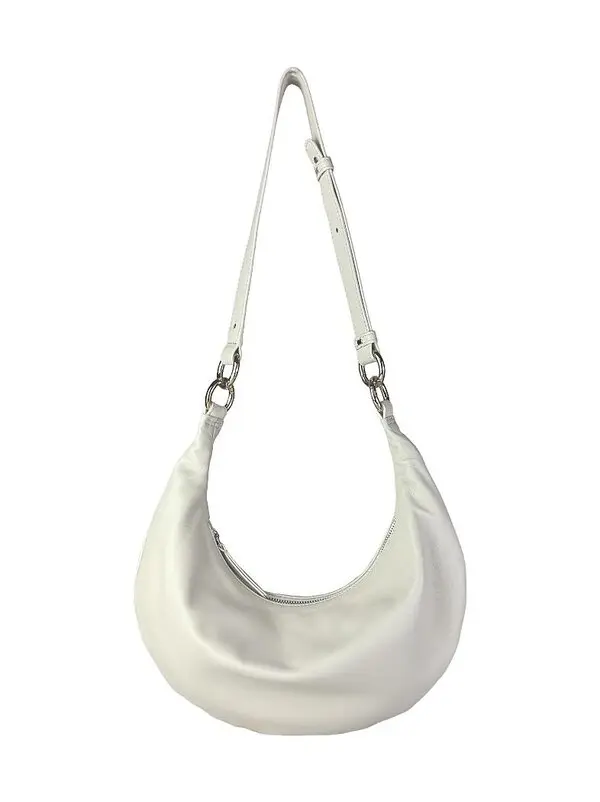 HYER GOODS 3-in-1 Convertible Hobo Crescent Bag - Off-white