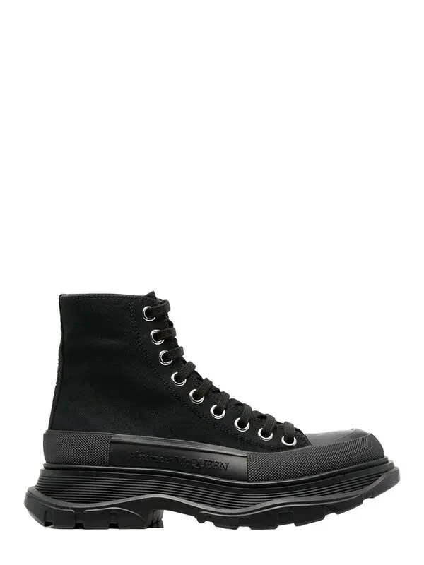 Alexander McQueen Tread Slick High-top Sneakers - Black
