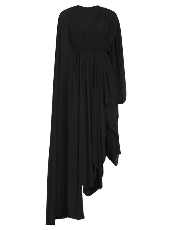 Balenciaga Crepe Dress - Black