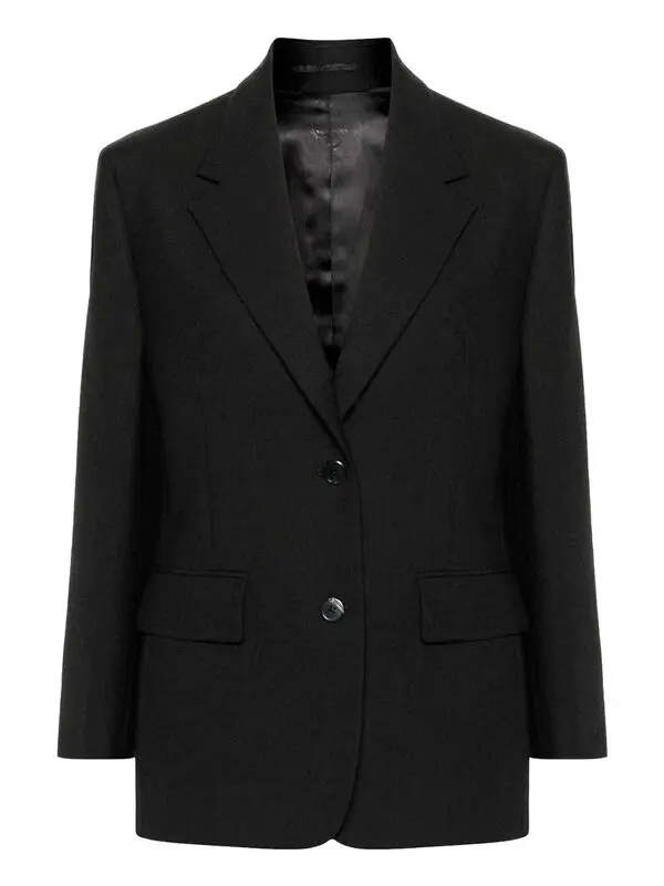 Prada Virgin Wool Blazer - Black