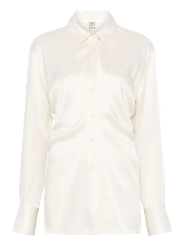 TOTEME Slouch-waist Shirt - White