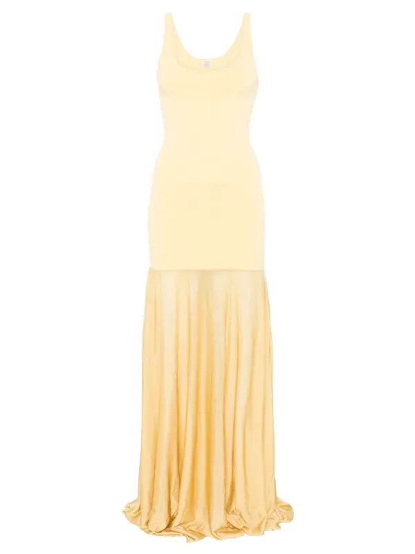 TOTÊME Panelled Maxi Dress - Yellow