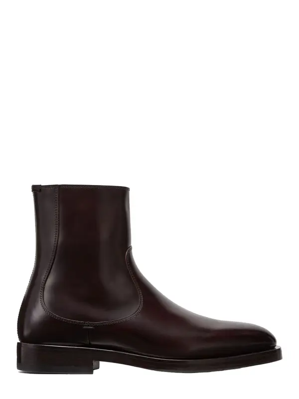 Brunello Cucinelli Leather Boots - Brown