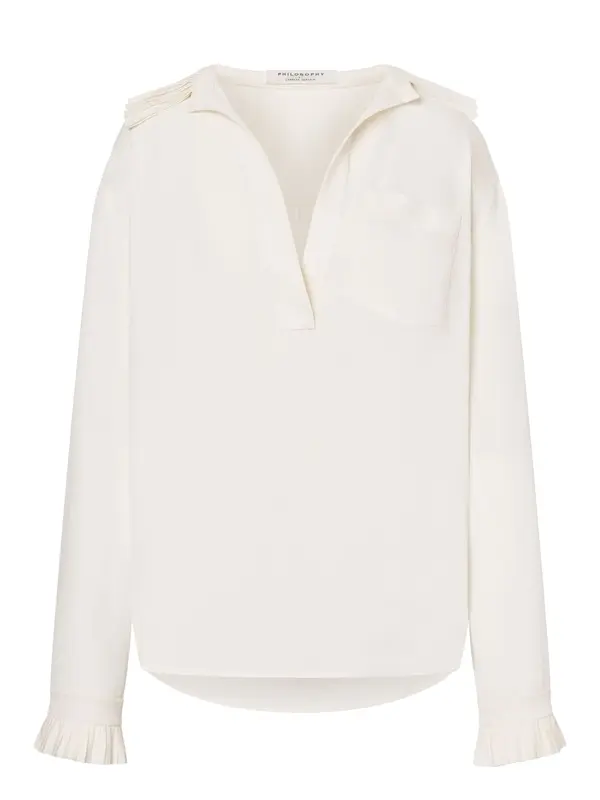 Philosophy Di Lorenzo Serafini V-neck Shirt - White
