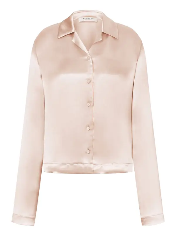 Philosophy Di Lorenzo Serafini Satin-finish Shirt - Pink
