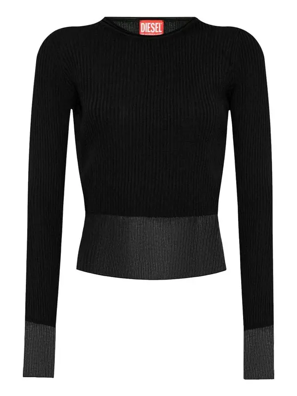 DIESEL® M-sleshs Knitted Top - Black