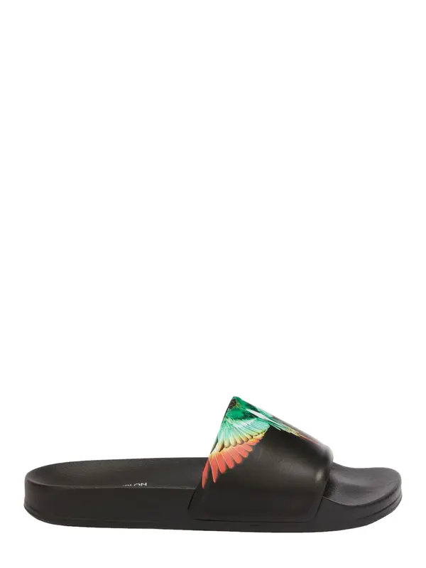 COUNTY OF MILAN Marcelo Burlon Icon Wings Slides - Black