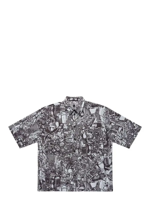 COUNTY OF MILAN Aop Shirt - Grey