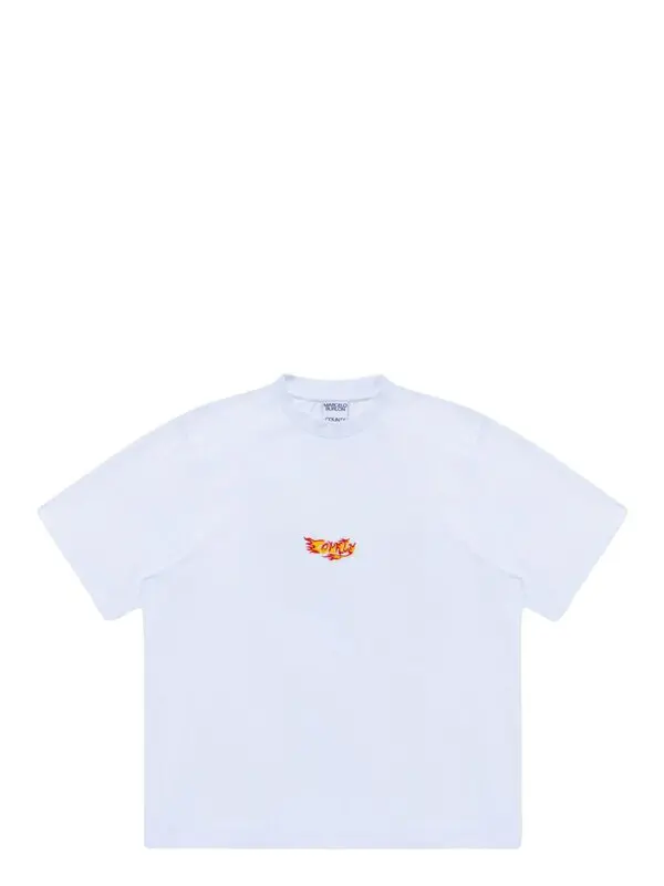 COUNTY OF MILAN County Flame T-shirt - White