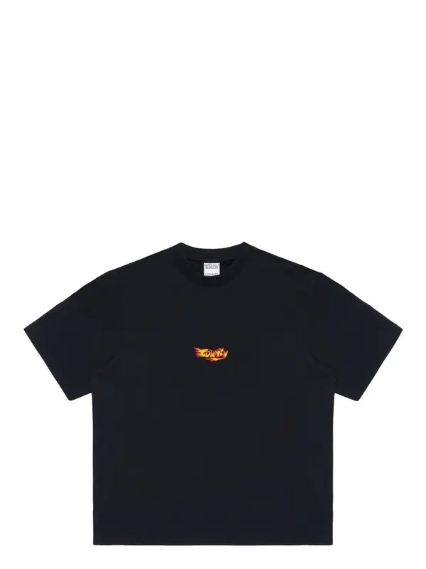 COUNTY OF MILAN County Flame T-shirt - Black