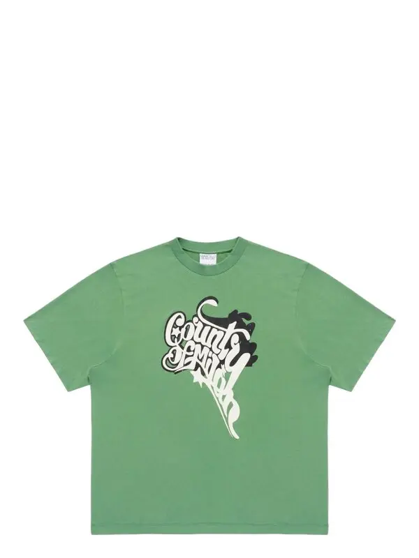 COUNTY OF MILAN County Melted T-shirt - Green