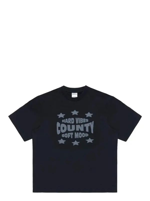 COUNTY OF MILAN Hard Vibes T-shirt - Black