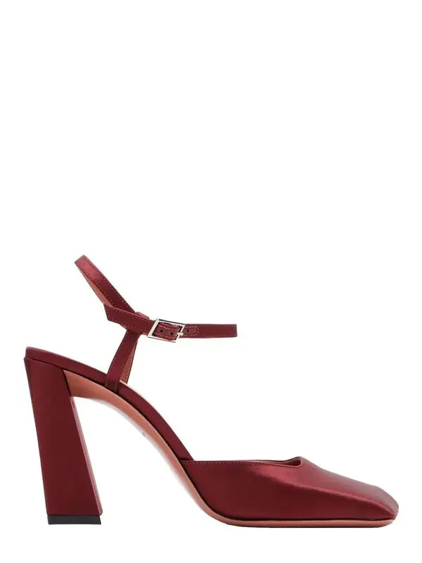 Amina Muaddi Charlotte 95mm Pumps - Red