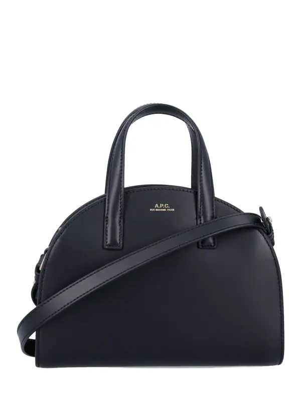 A.p.c. Small Demi-lune Tote - Black