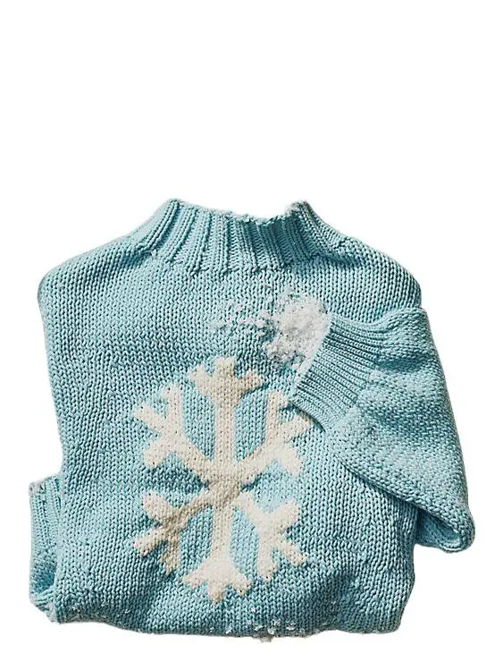 Anthropologie Pippa Mock-neck Pullover Maeve: Icon Edition - Light Blue
