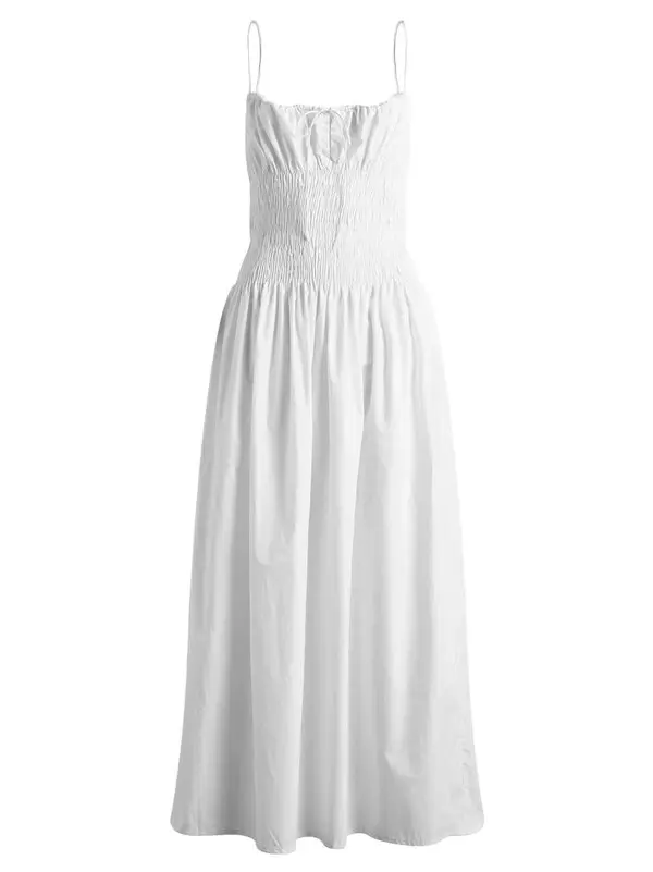 Faithfull The Brand Aya String Midi Dress - White