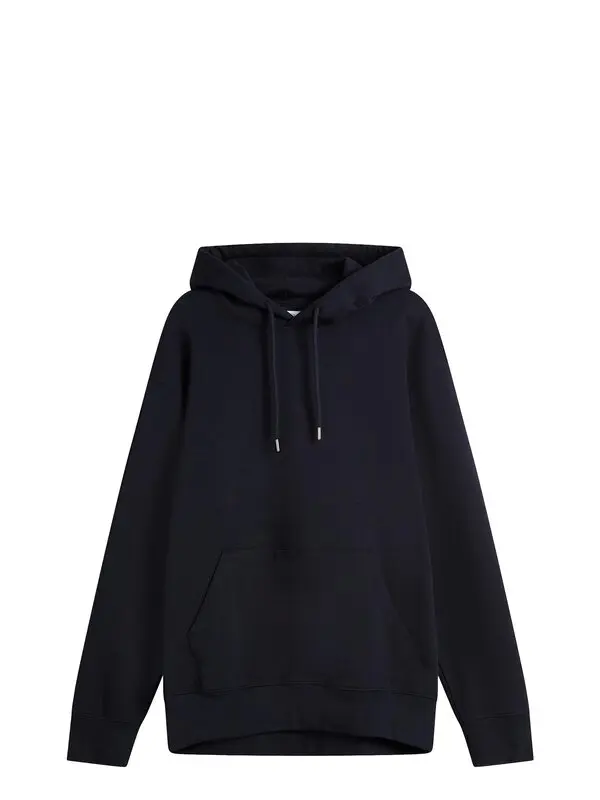 Norse Projects Standard Relaxed Fit Hoodie - Dark Navy