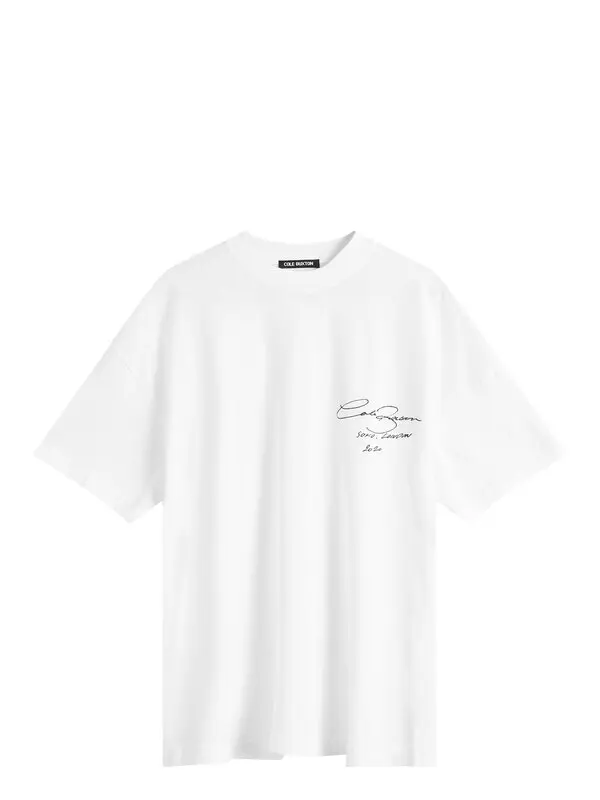 COLE BUXTON Signature T-shirt - White