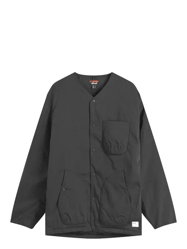 NANGA Hinoc Ripstop Inner Down Cardigan - Black