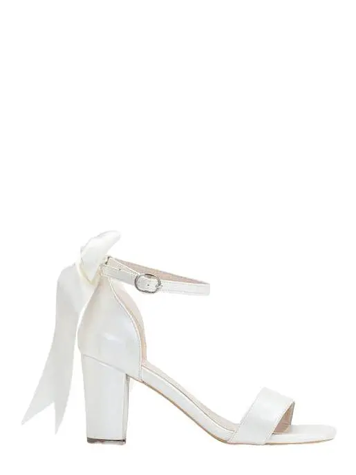 FOREVER & ALWAYS SHOES Noelle Bridal Heeled Sandals - Ivory