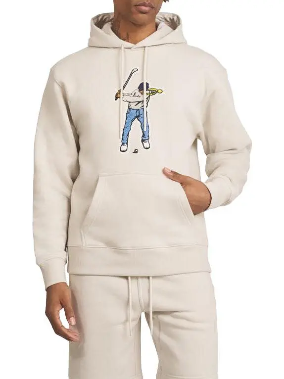 EASTSIDE GOLF Swingman Core Fleece Hoodie - Pumice