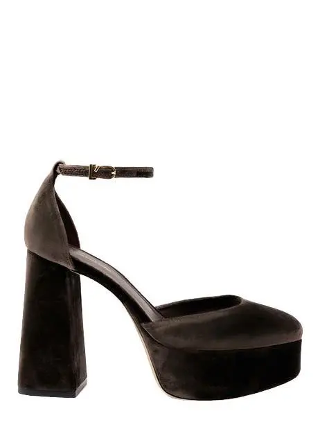 Larroude Ari Mary Jane Platform Pumps - Expresso