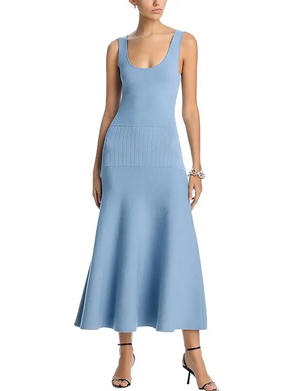 Proenza Schouler White Label Lucia Dress - Lark Blue