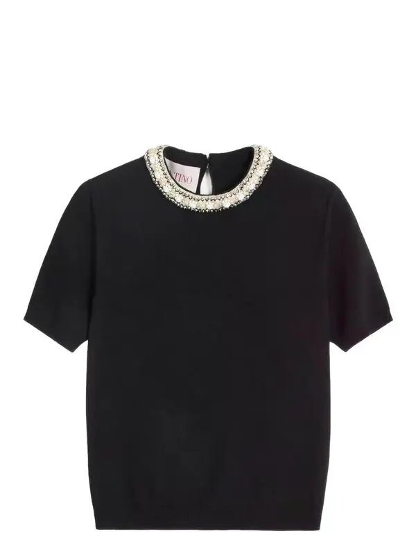 Valentino Garavani Embellished T-shirt - Black