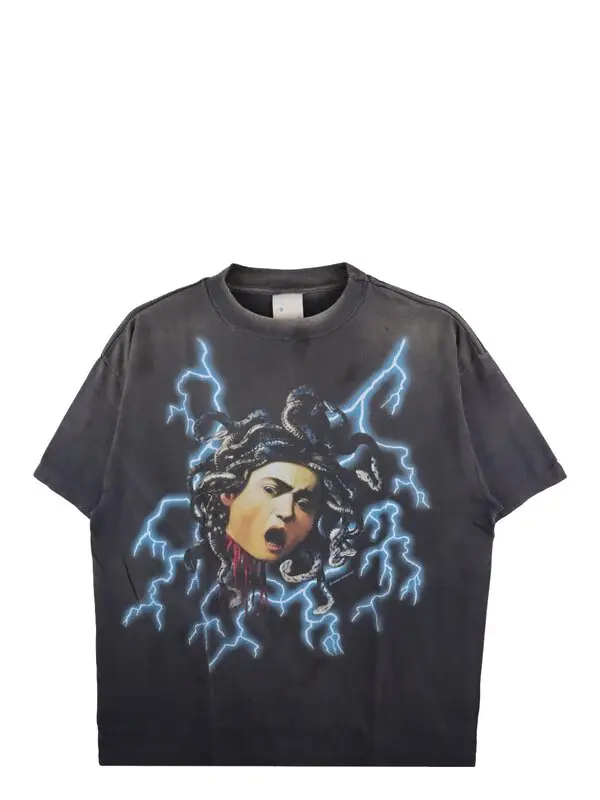 SAINT MXXXXXX Medusa T-shirt - Black