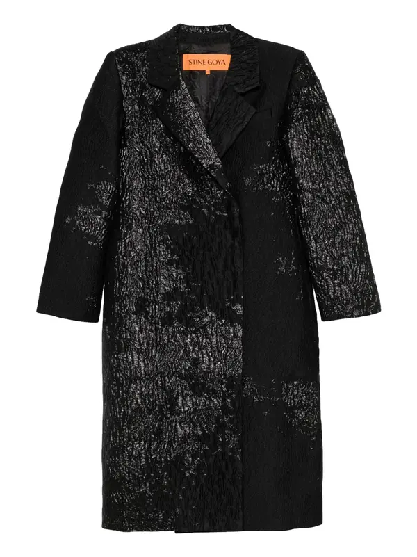 Stine Goya Long-sleeve Coat - Black