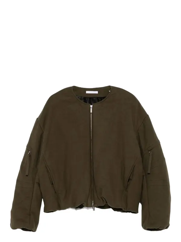 Helmut Lang Cocoon Bomber Jacket - Green