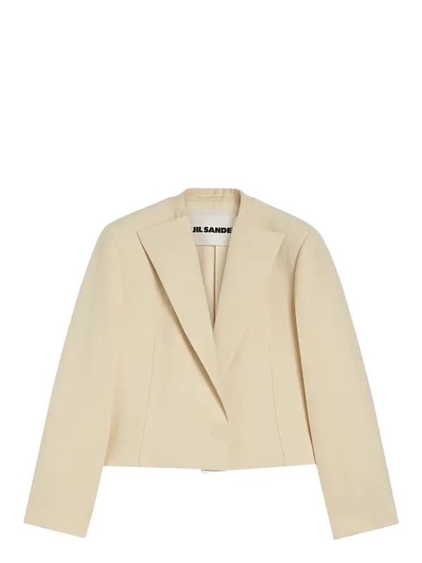 JIL SANDER Wool Blazer - Neutrals