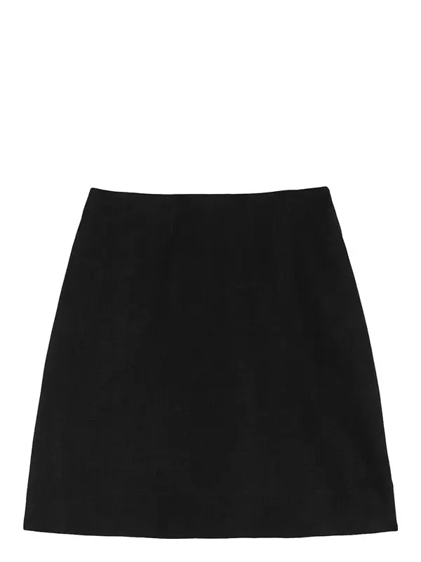 JIL SANDER High-waist A-line Miniskirt - Black