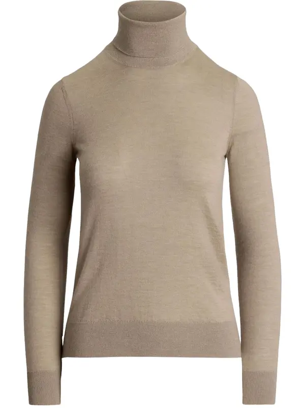 Ralph Lauren Cashmere Roll Neck Sweater - Brown