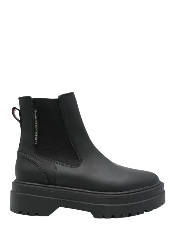 Tommy Hilfiger Chunky Chelsea Boots - Black