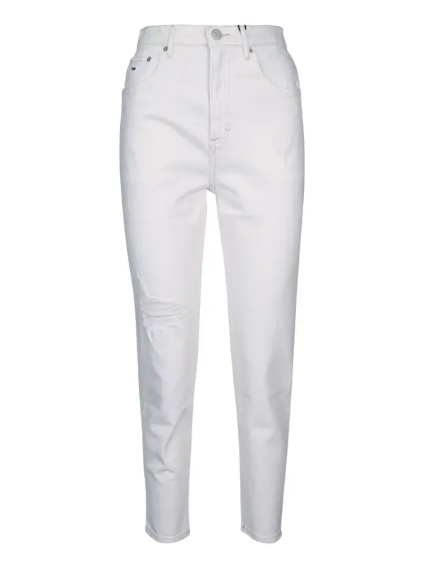 Tommy Hilfiger High-rise Tapered Jeans - White