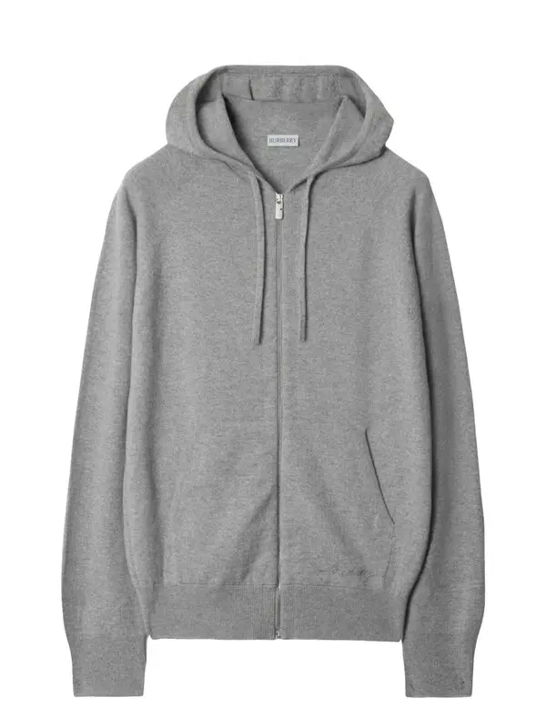 Burberry Zipped Hoodie - Grey