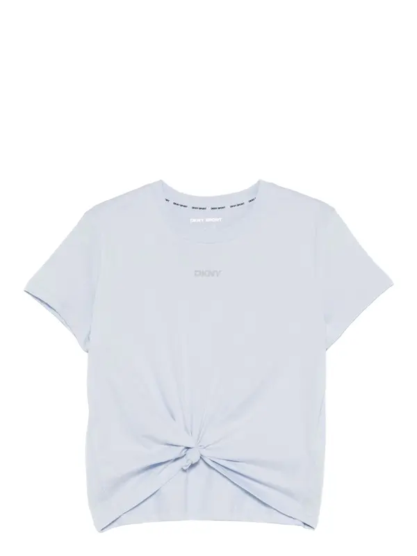 Dkny Stud-embellished T-shirt - Blue