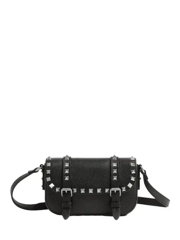 Valentino Garavani Studded Leather Phone Bag - Black