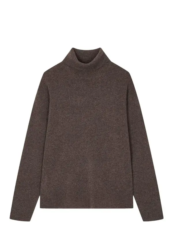 STUDIO TOMBOY Mélange-effect Sweater - Brown